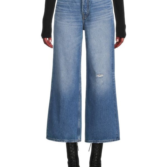 rag & bone | Jeans | Rag Bone Maya High Rise Wide Leg Ankle Jeans Blue ...